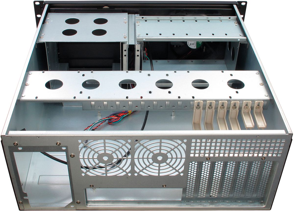 VALUE 19" Industrial Rack-Mount Server Chassis STD, black - SECOMP ...