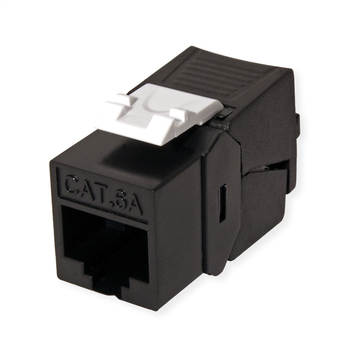 ROLINE Keystone Jack, Cat.6A (Class EA), RJ-45, UTP, tool-free, SLIM ...