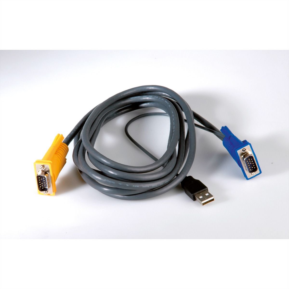 VALUE KVM Cable (USB) for 14.99.3222/.3223, black, 3.0 m - SECOMP ...