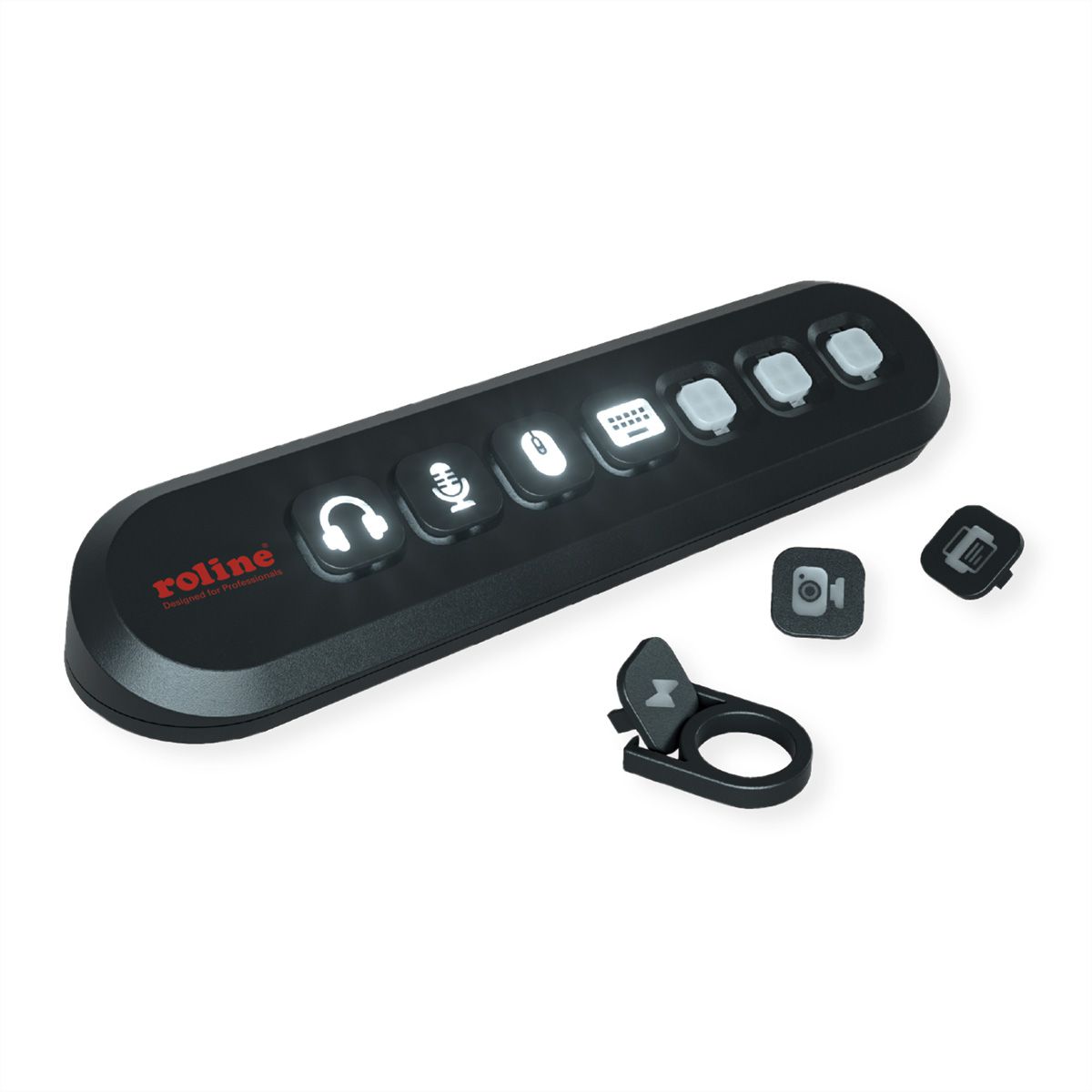 ROLINE USB 3.2 Gen 1 Hub, 7 Ports, USB Type A Connection Cable, with ...