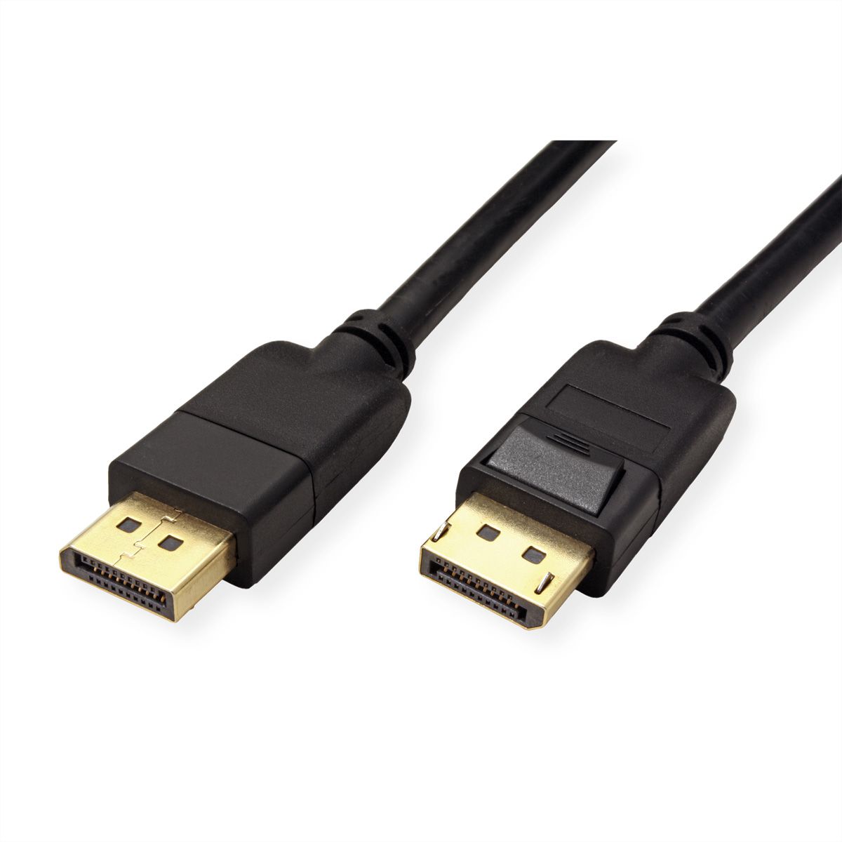 ROLINE GREEN DisplayPort Cable, v1.4, DP-DP, M/M, black, 2 m - SECOMP ...