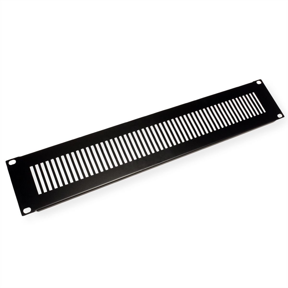 19” Rack Front Ventilation Panel, 2U, Metal, black - SECOMP ...