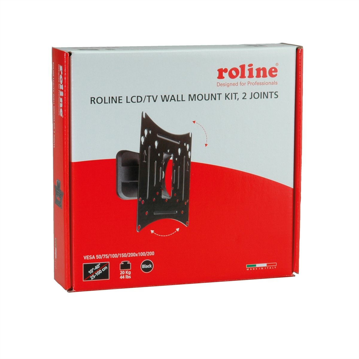 ROLINE LCD Monitor Arm, Wall Mount, 2 Joints - SECOMP International AG