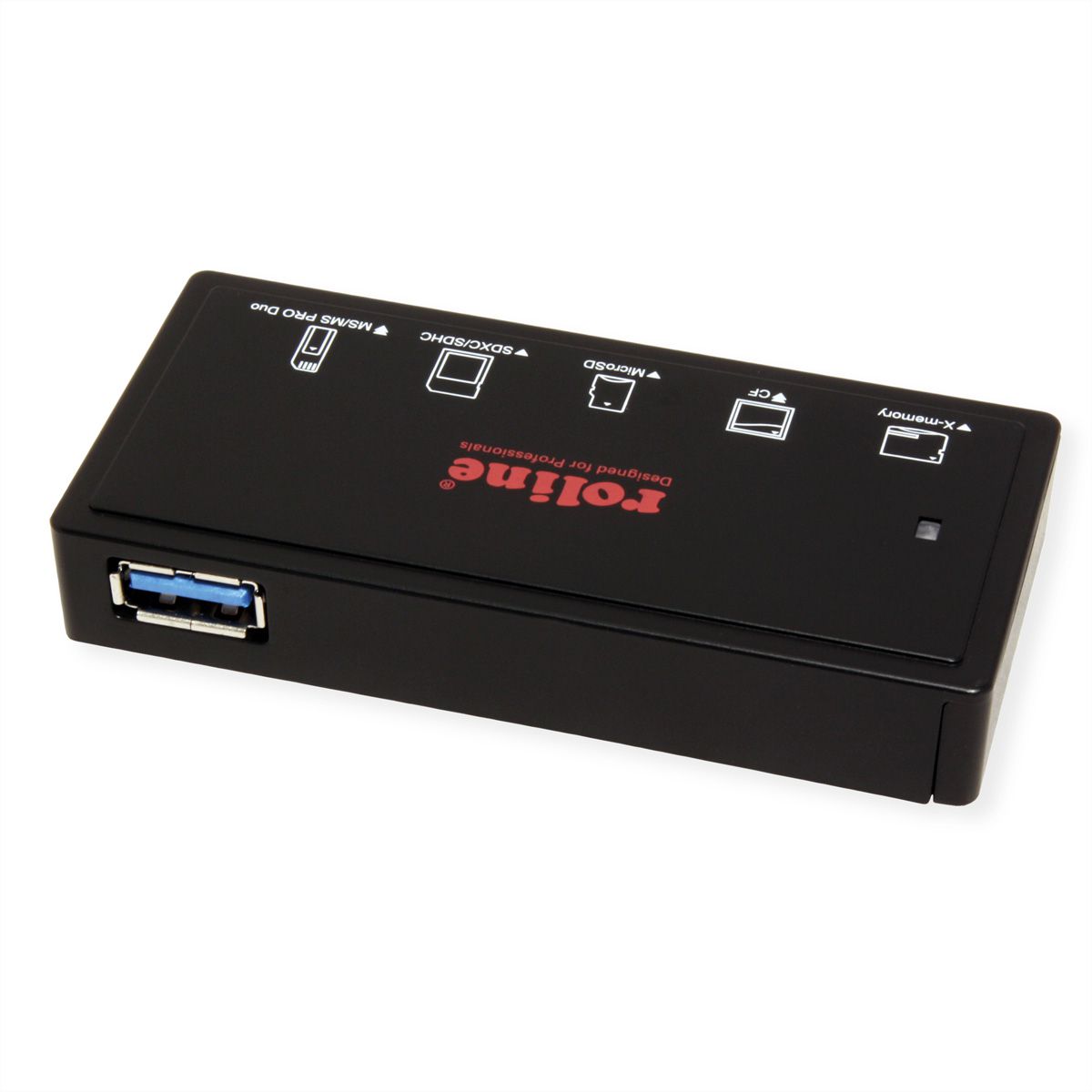 ROLINE USB 3.2 Gen 1 Multi Card Reader, external, black - SECOMP ...