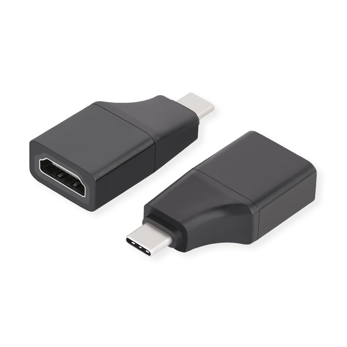 STANDARD USB Type C - HDMI Adapter, M/F, black - SECOMP International AG