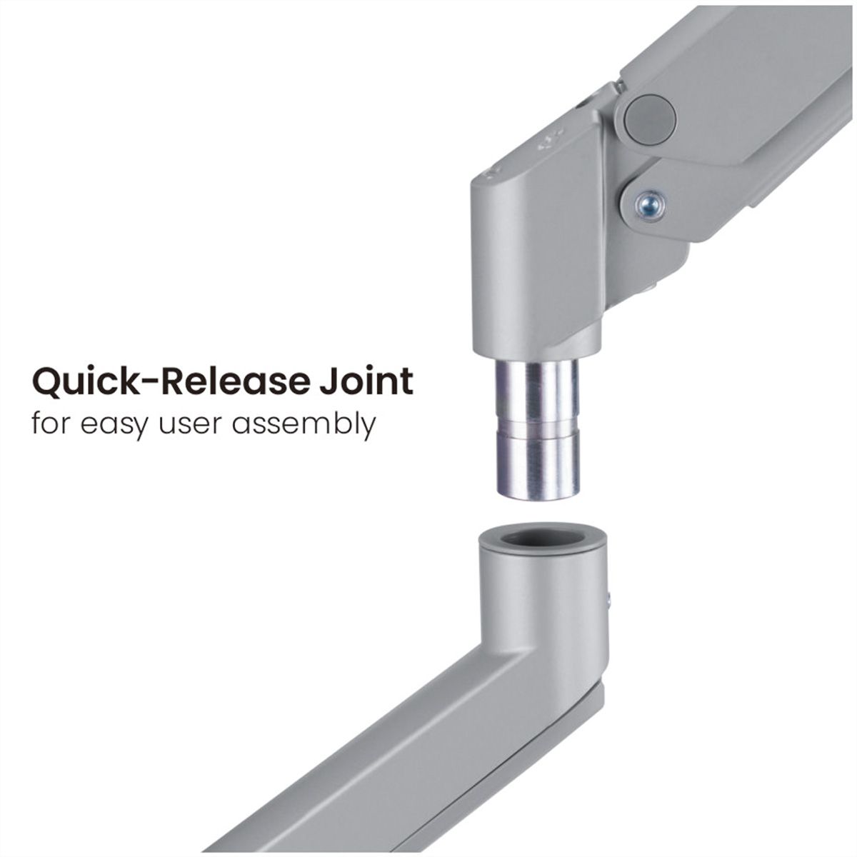 ROLINE Dual LCD Monitor Stand Pneumatic, Desk Clamp, Pivot, 2 Joints ...