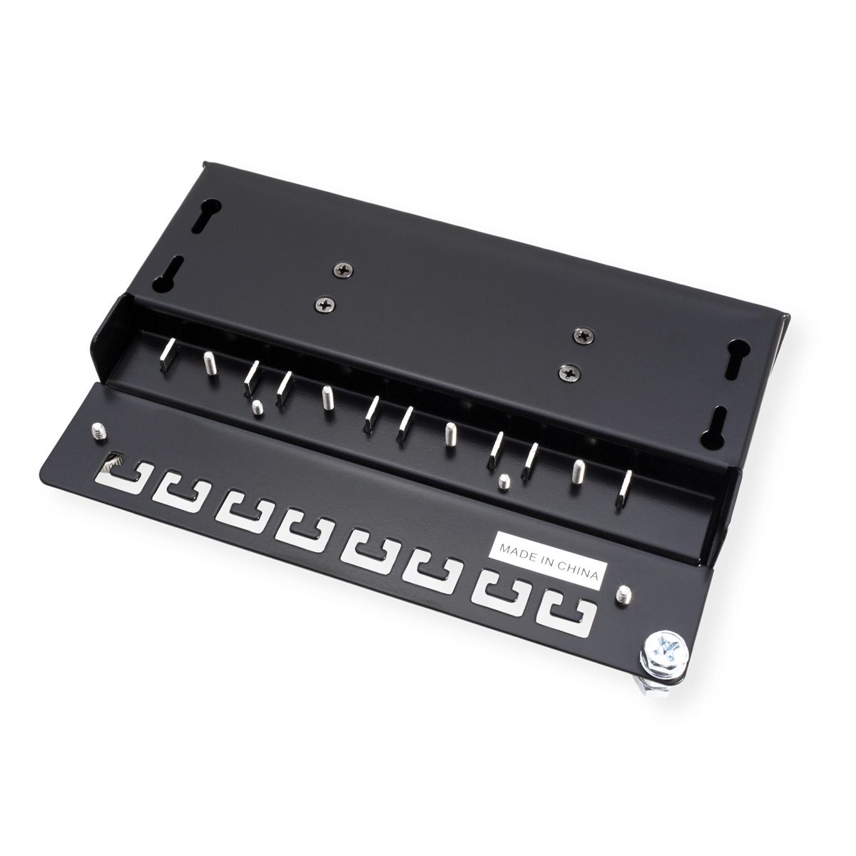 ROLINE Cat.5e (Class D) Wall Mount Patch Panel, 8 Ports, STP, black ...
