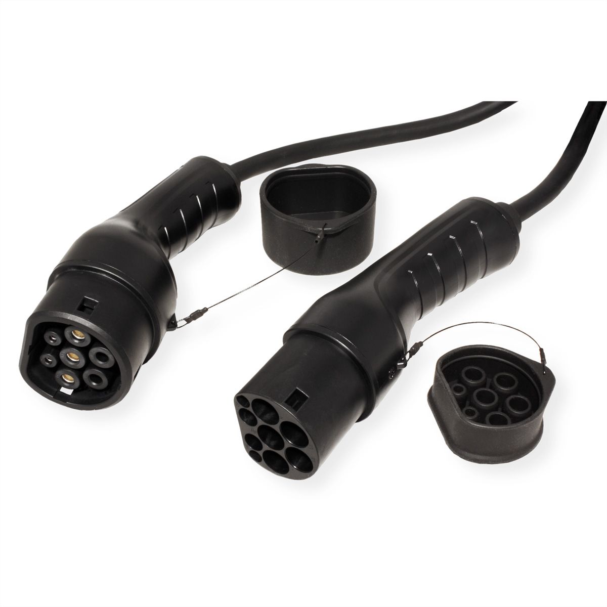 ROLINE EV Charging Cable Assembly Type2, 1-Phase, 250VAC (1P+N+E), 32 A ...