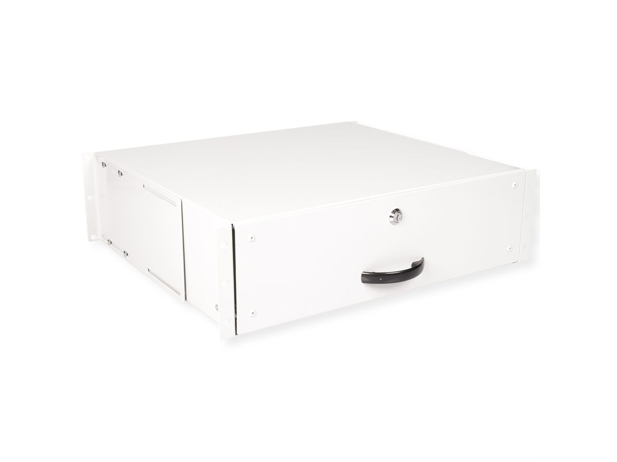 ROLINE 19-inch keyboard drawer 3 U, 400 T lockable grey - SECOMP ...