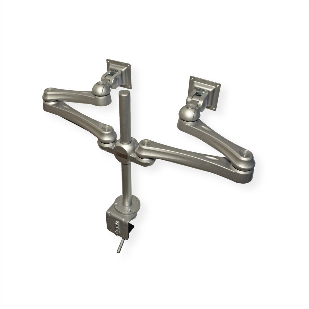 ROLINE Dual LCD Monitor Arm, Desk Clamp, 4 Joints - SECOMP International AG