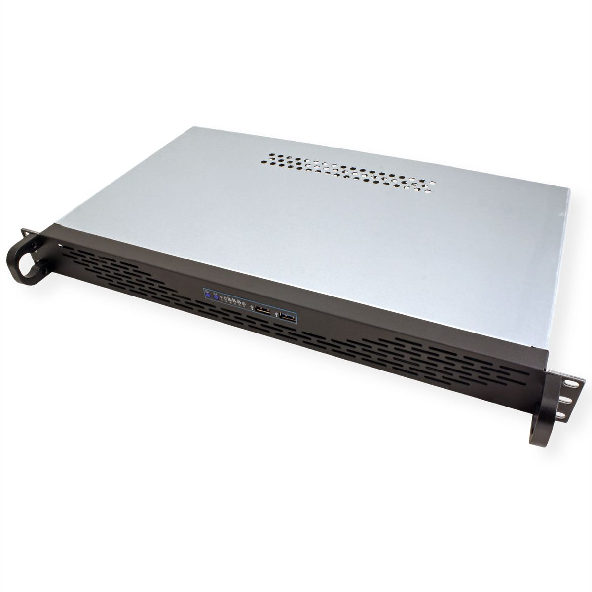 19" Industrial Rack-Mount Server Chassis, 1UH, 1U-K-125L, black ...