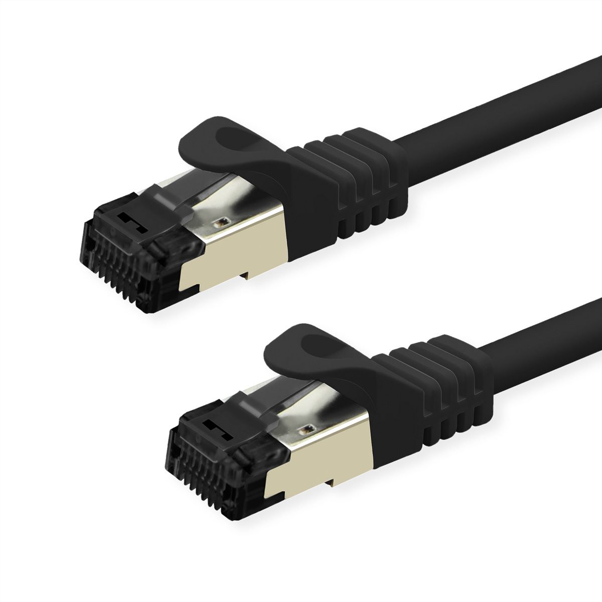 VALUE S/FTP Patch Cord Cat.8 (Class I), stranded, LSOH, black, 3 m ...