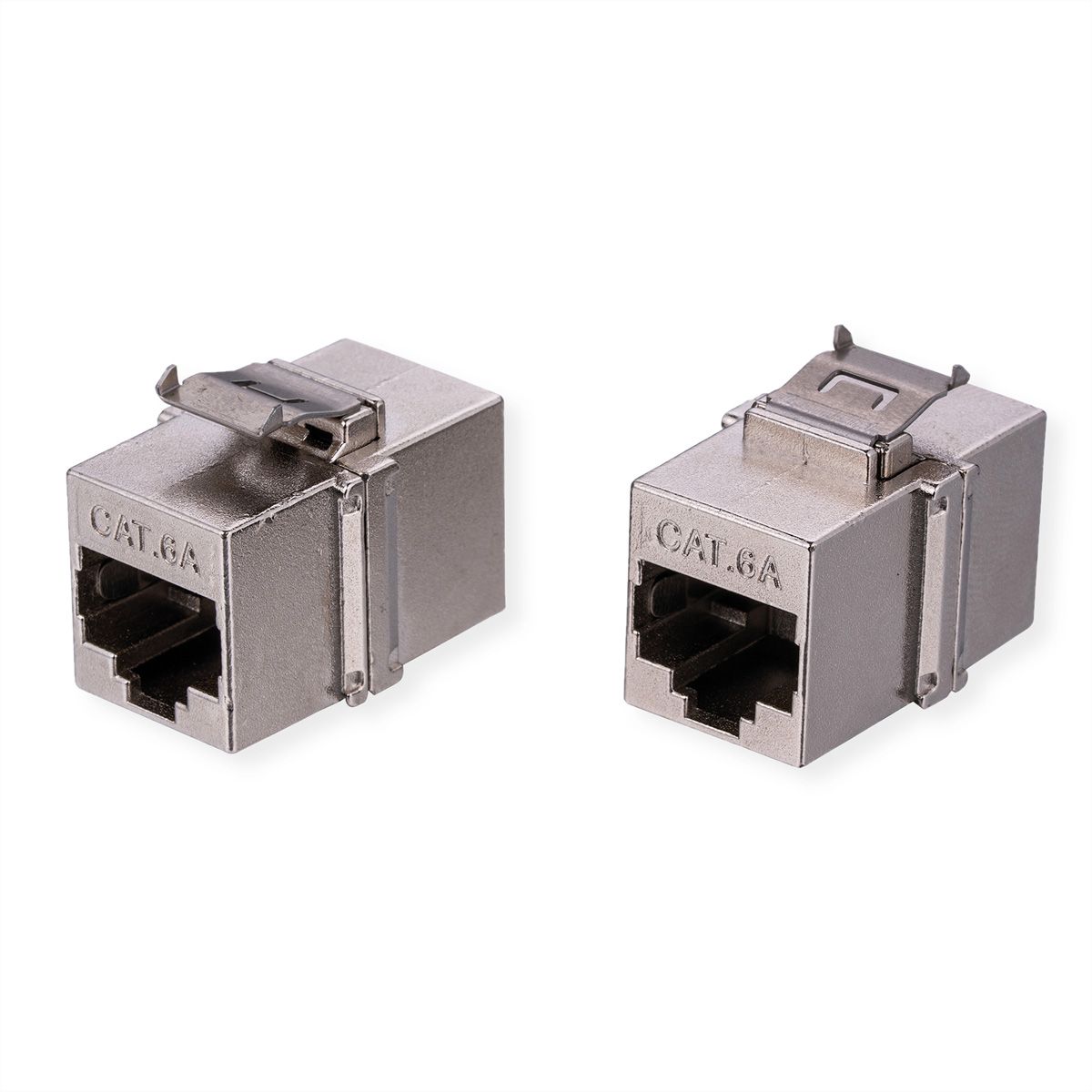 VALUE Cat.6A (Class EA) Keystone Modular Coupler, RJ-45, shielded ...