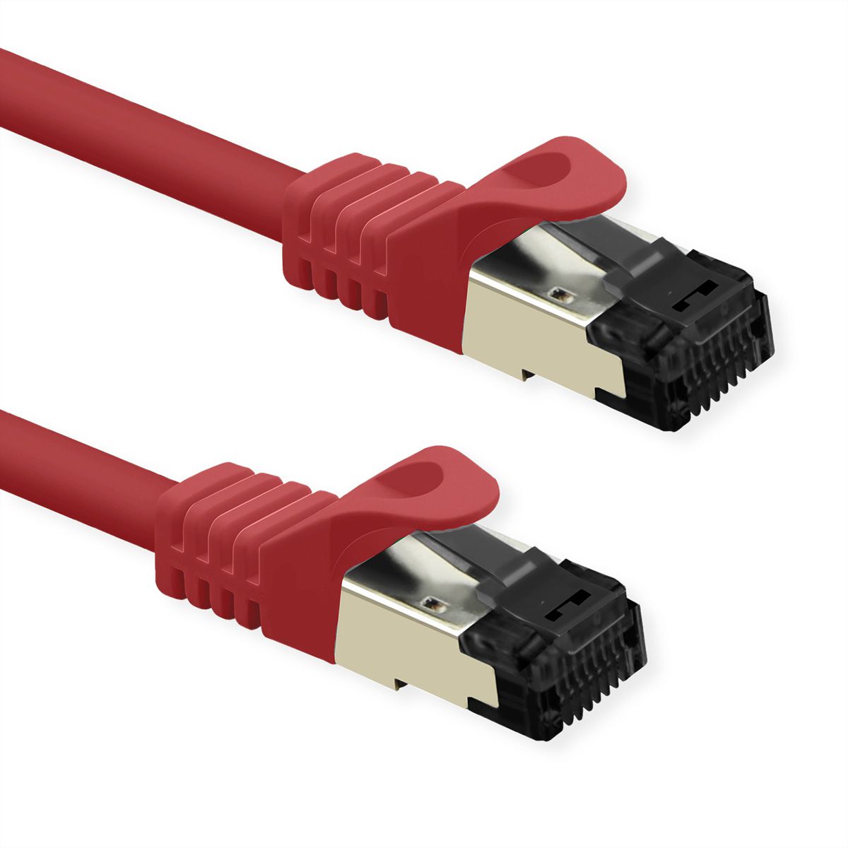VALUE S/FTP Patch Cord Cat.8 (Class I), stranded, LSOH, red, 1 m ...