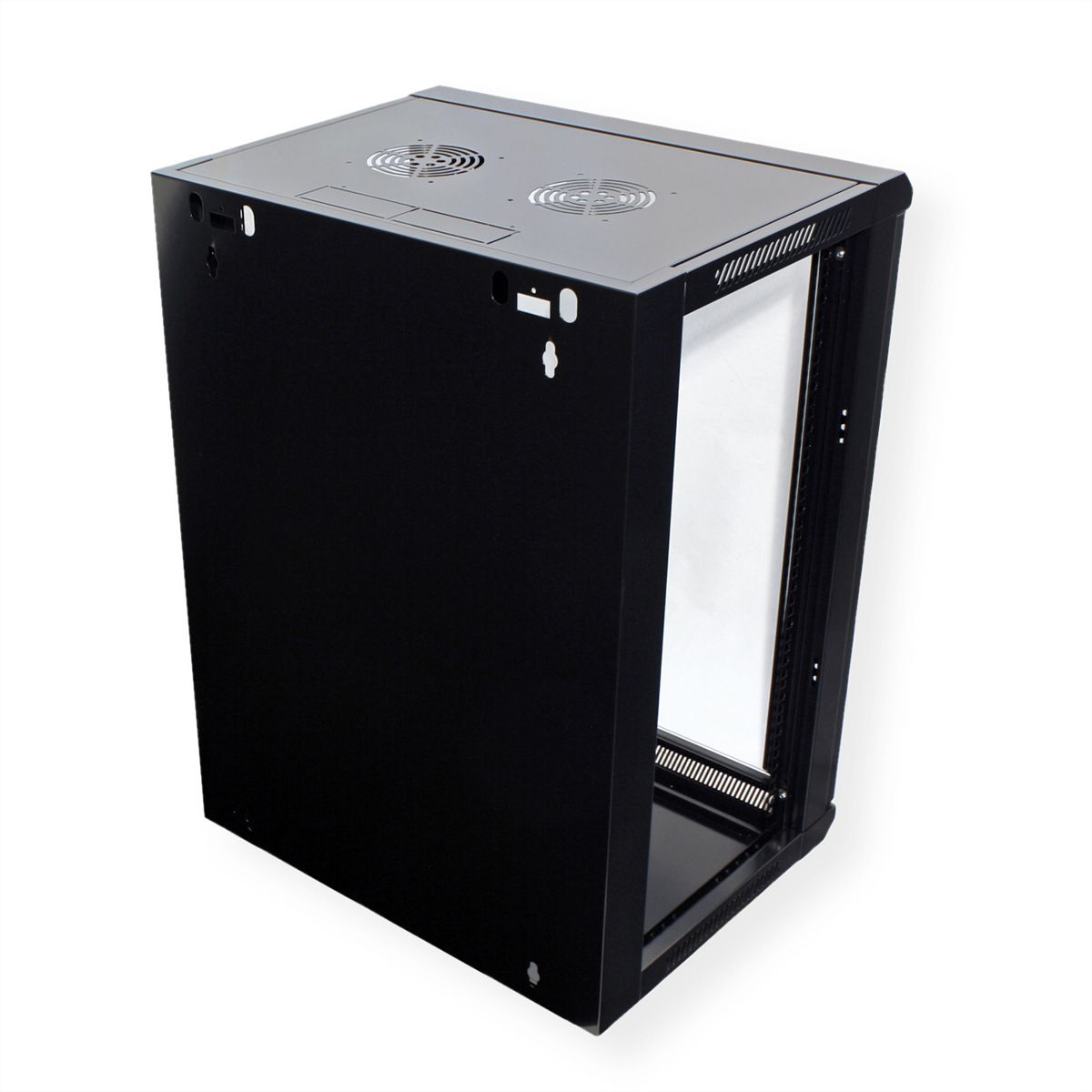 VALUE 19" Wall Mount Rack 15U, 775x570x600 mm (HxWxD), black - SECOMP ...