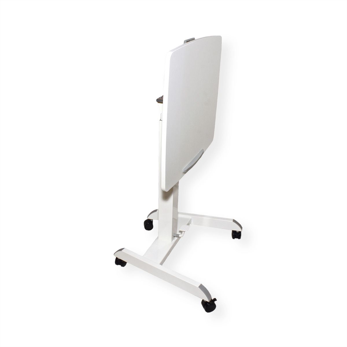 ROLINE PC Standing Workstation, height adjustable, tiltable, white ...