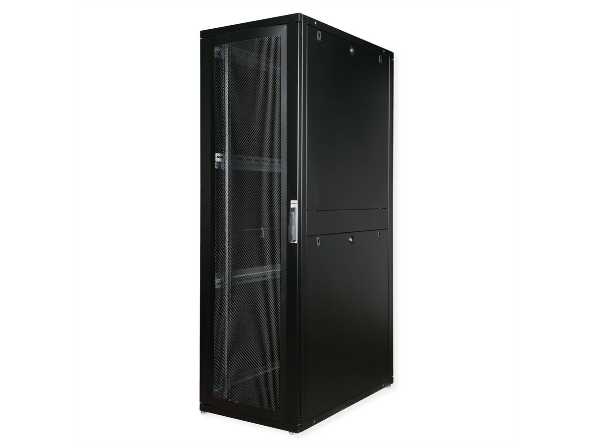 ROLINE 19-inch server rack Pro 42 U, 600x1000 WxD black - SECOMP ...