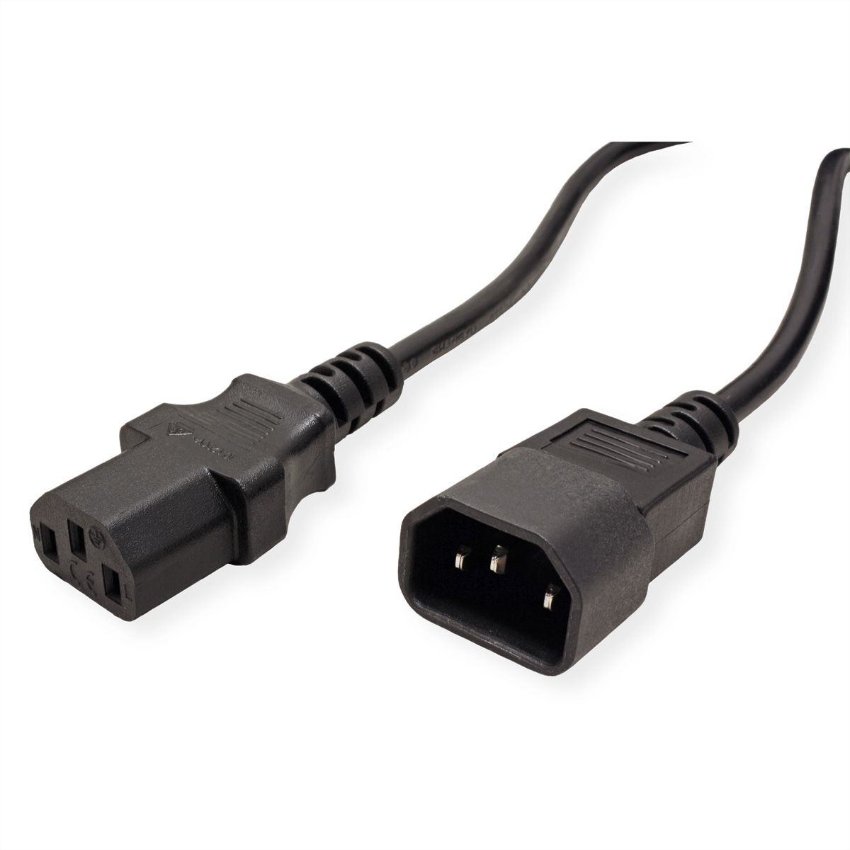 STANDARD Monitor Power Cable, IEC 320 C14 - C13, black, 1.8 m - SECOMP ...