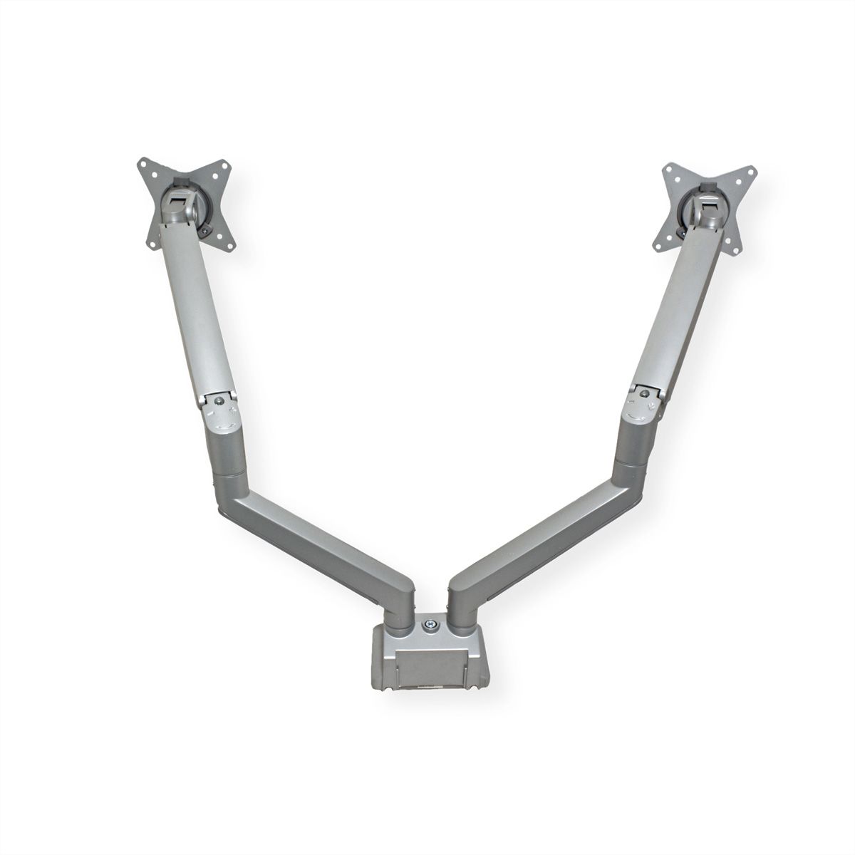 ROLINE Dual LCD Monitor Stand Pneumatic, Desk Clamp, Pivot, 2 Joints ...