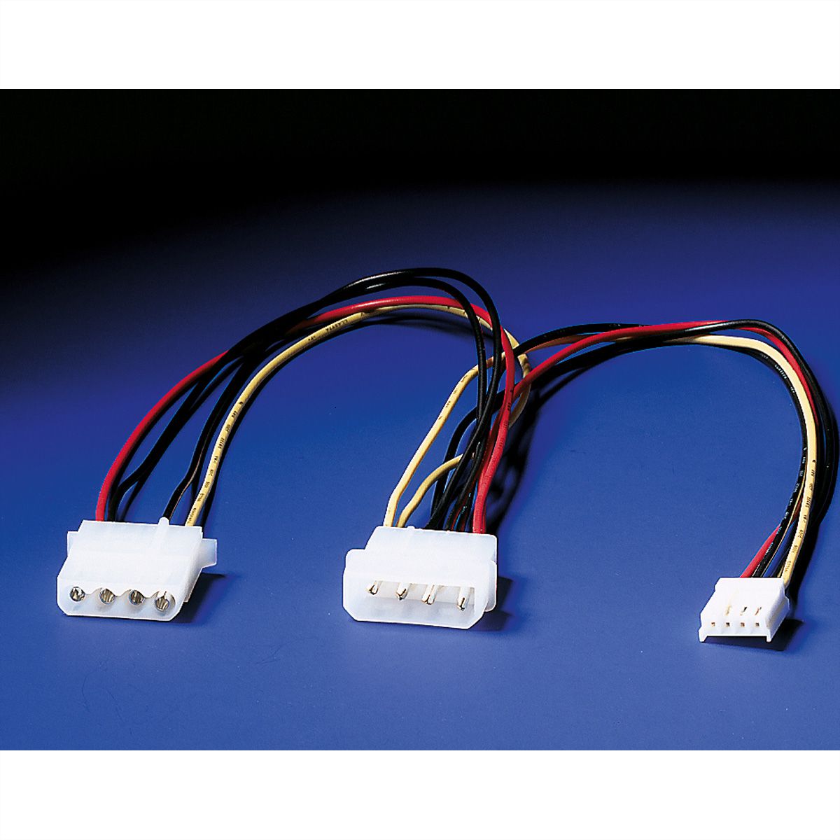 ROLINE Int. Y-Power Cable, 4-pin HDD to 4-pin HDD+4-pin FDD, 0.3 m ...