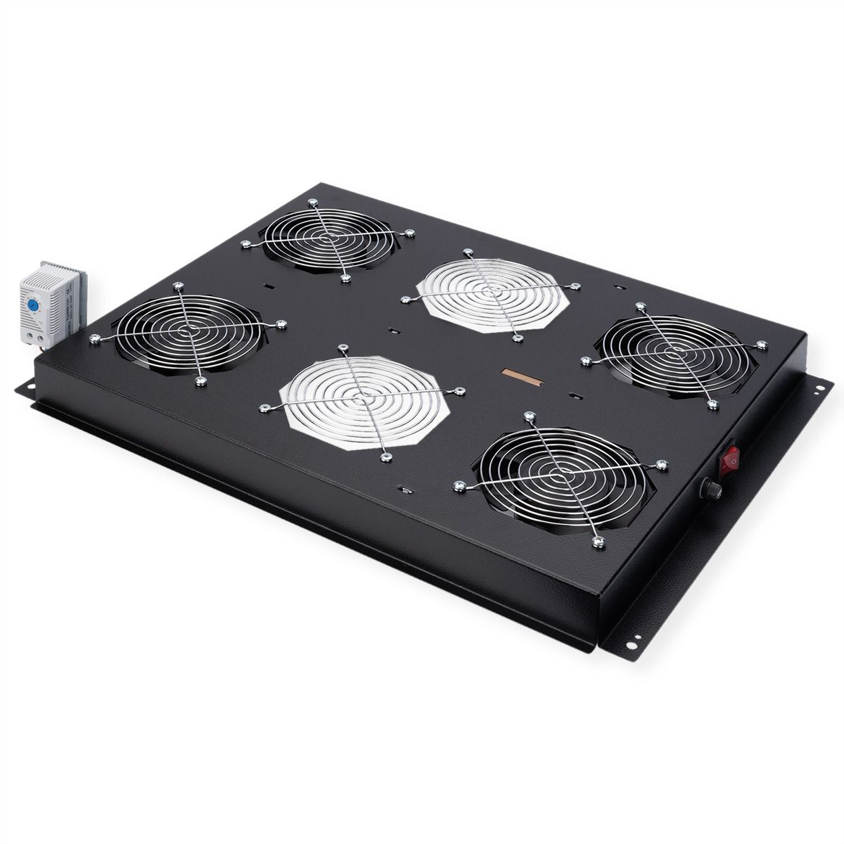 ROLINE 19-inch roof-mounted fan unit 4 fans, Thermostat black - SECOMP ...