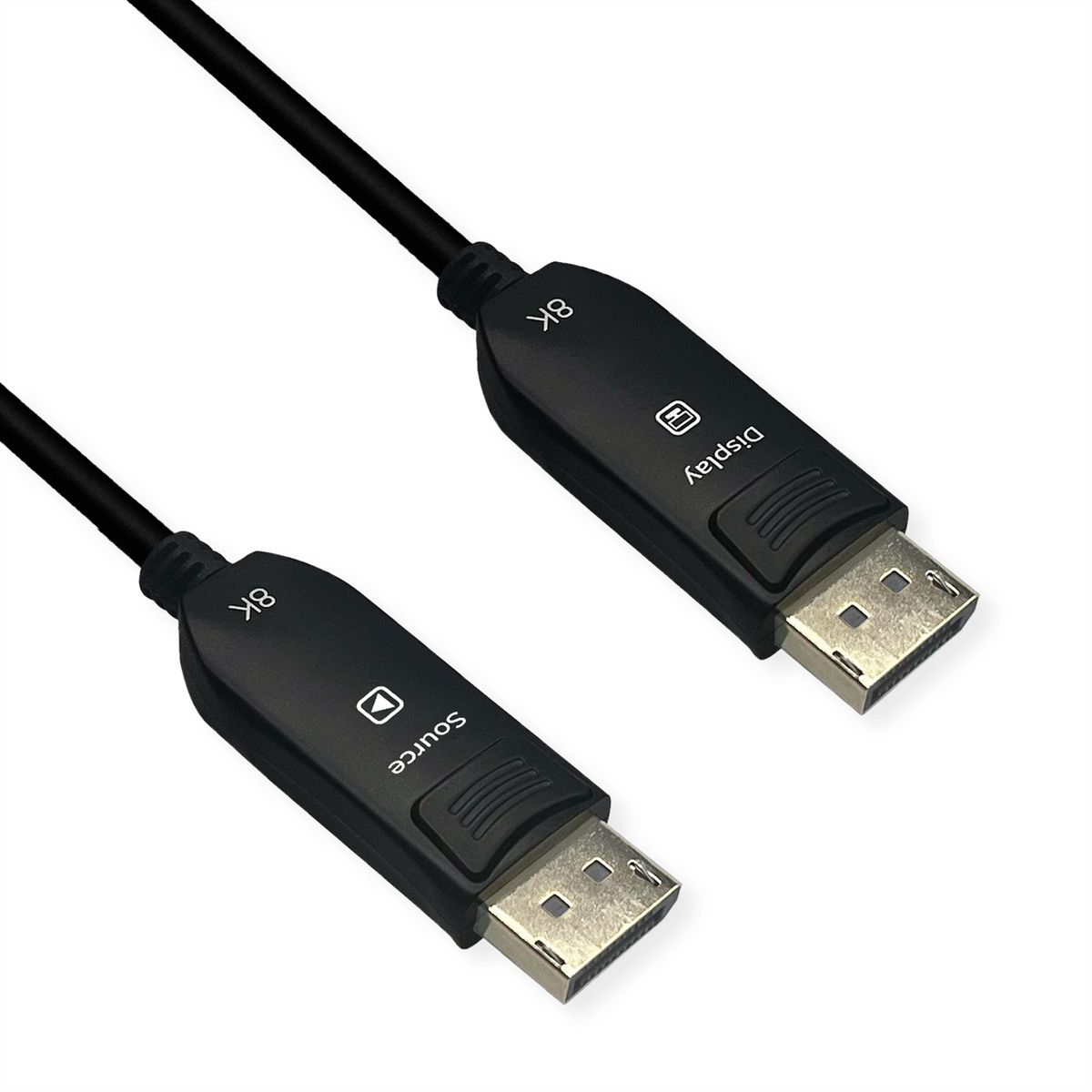 ROLINE DisplayPort Cable (AOC), v2.1, 10K@60Hz, 54Gbit/s, UHBR13.5, DP ...