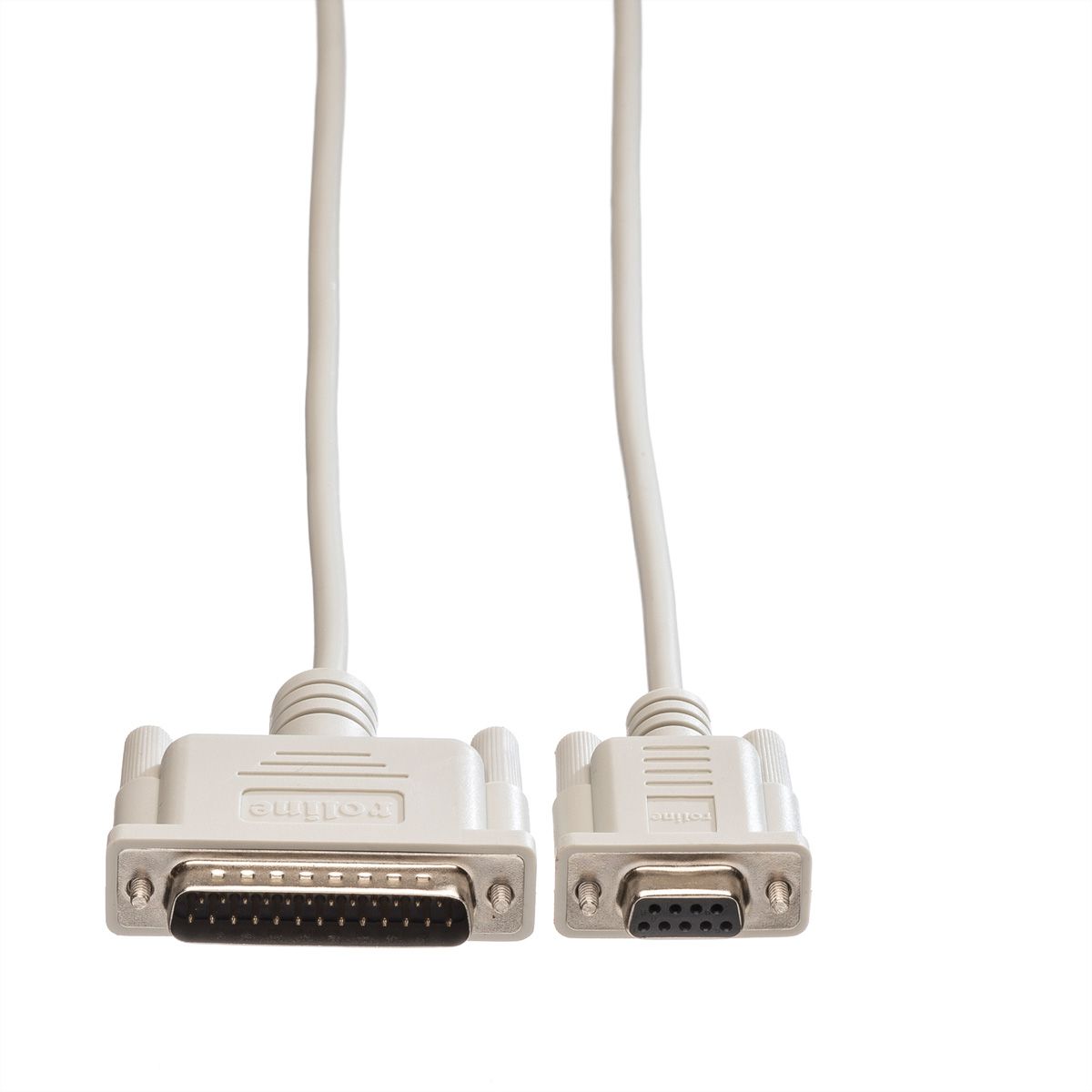 ROLINE Serial Printer Cable, DB9 F - DB25 M, 3 m - SECOMP International AG