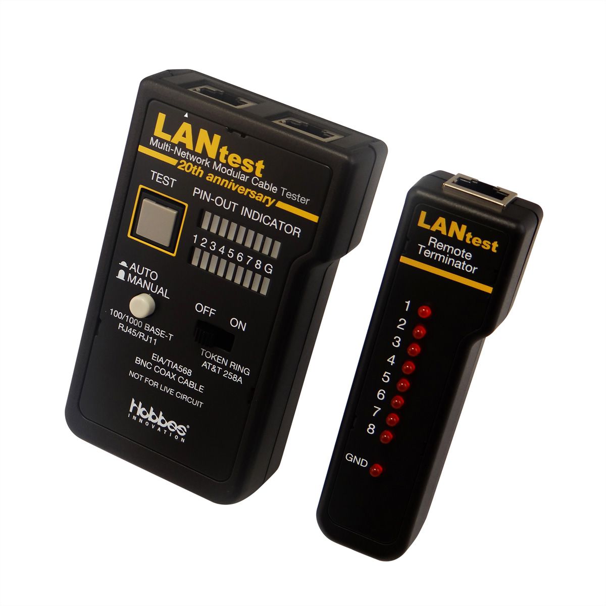 HOBBES LANtest Basic Network Cable Tester, 20TH An. - SECOMP ...