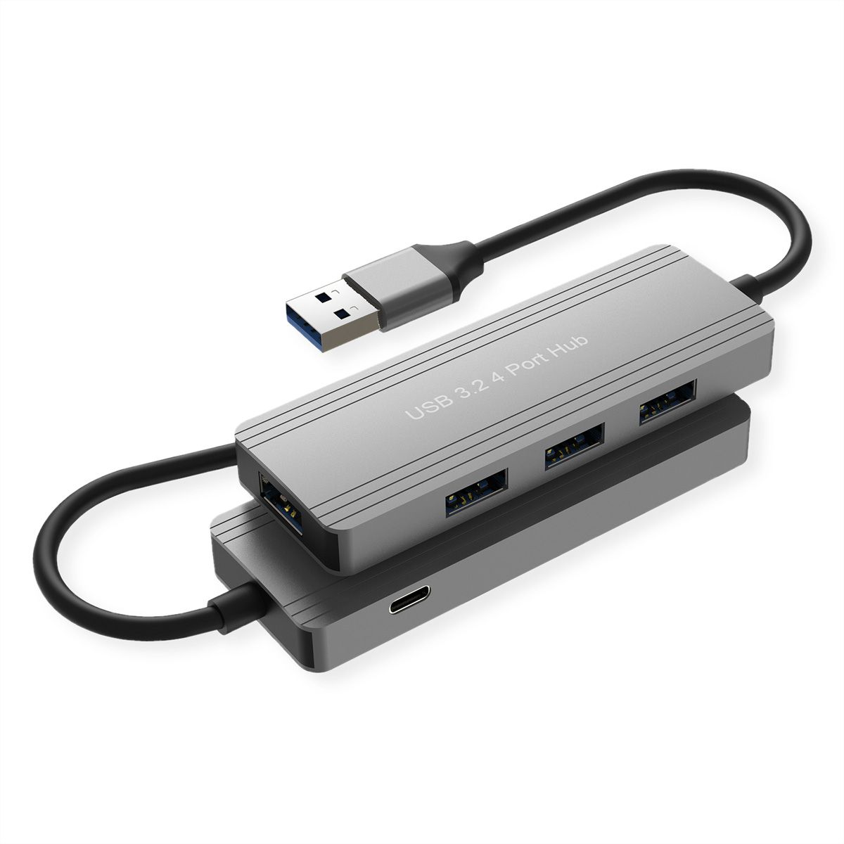 VALUE USB 3.2 Gen 1 Hub, 4 Ports, Type-A Connection Cable - SECOMP ...