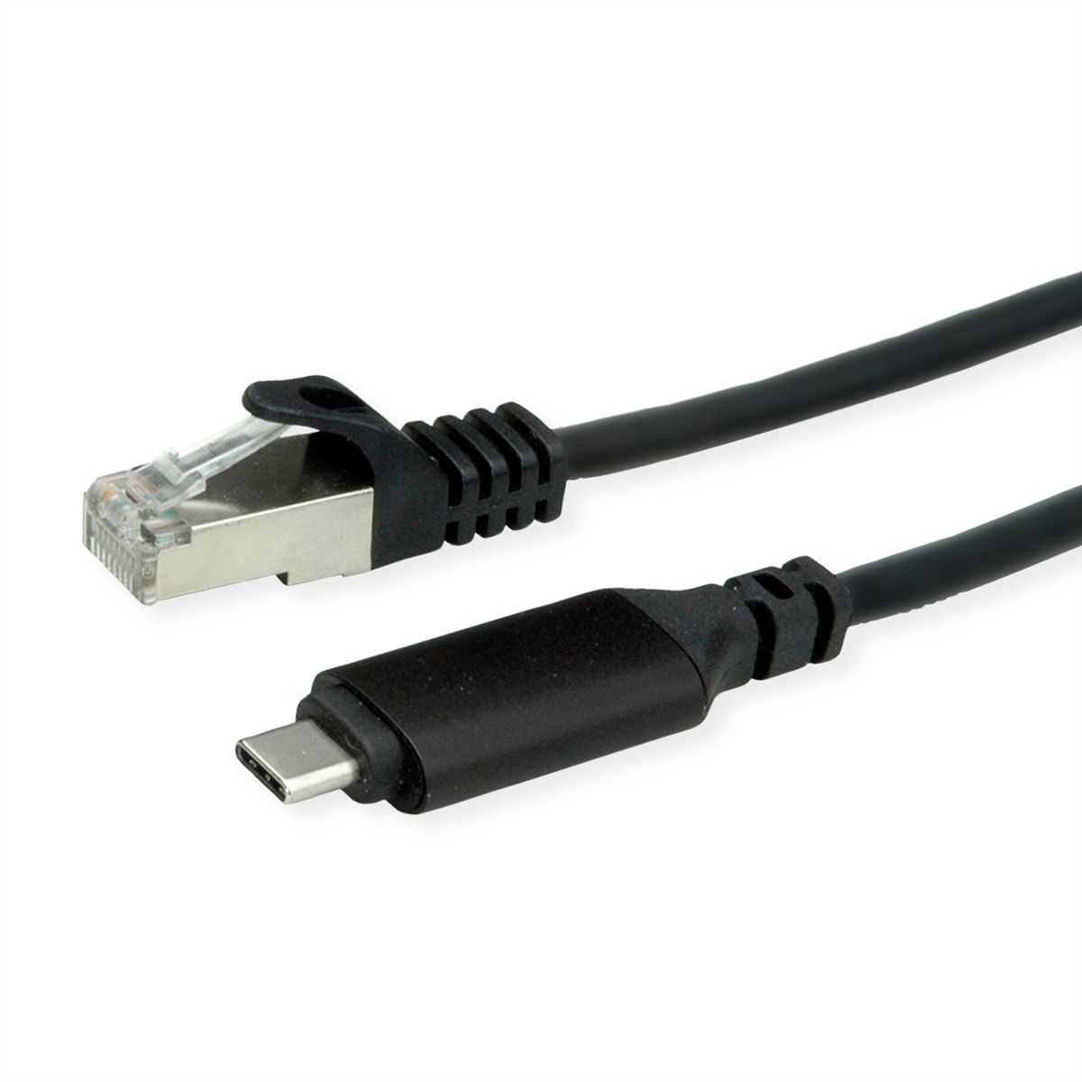 ROLINE USB 3.2 Gen 2 to Gigabit Ethernet Cable Converter, black, 3 m ...
