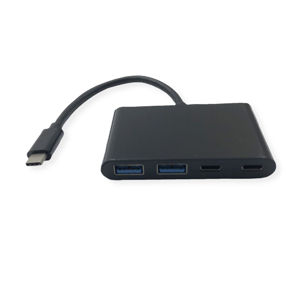 VALUE USB 3.2 Gen 2 Hub, 4 Ports (2x A+ 2x C), Type C connection cable ...