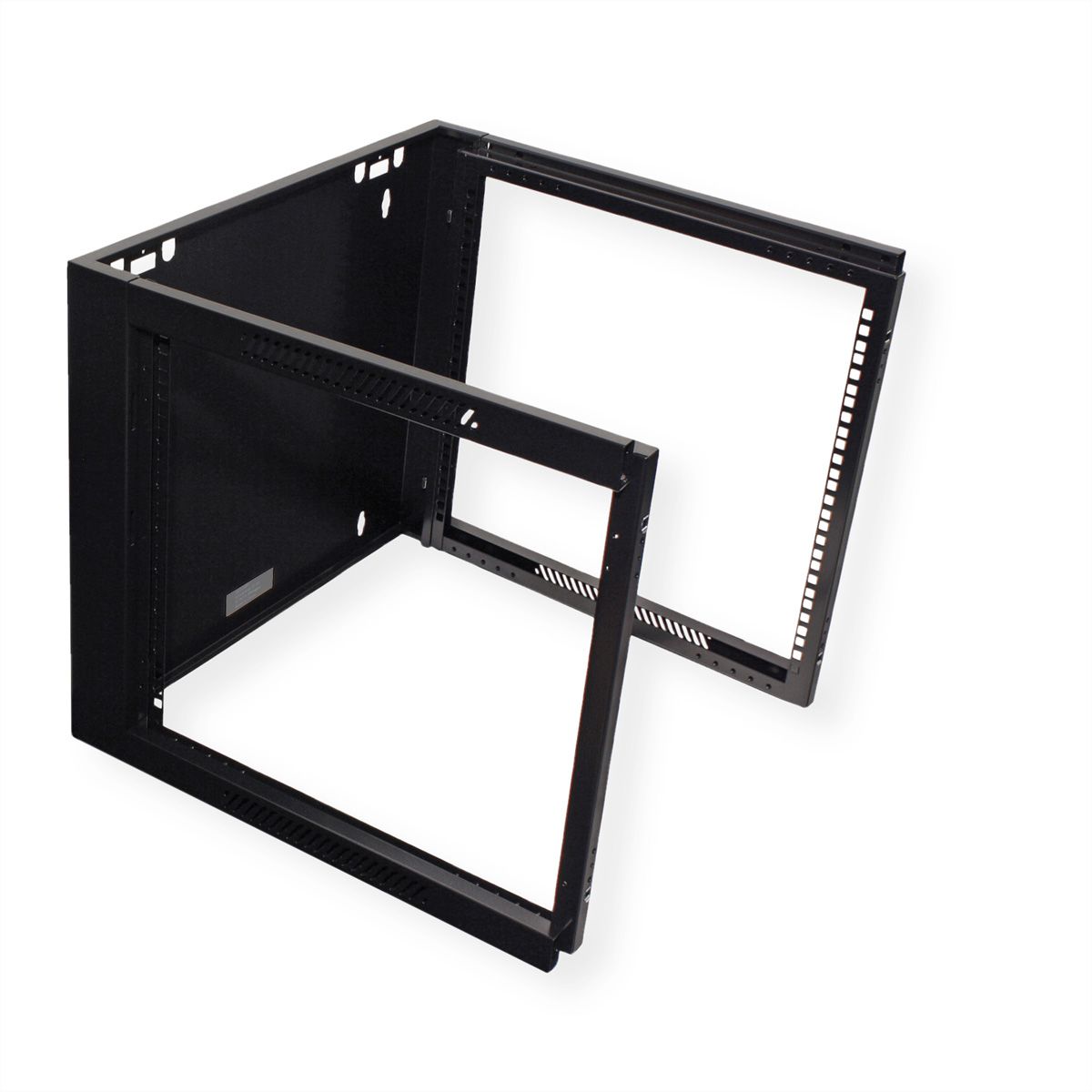VALUE 19" Wall Mount Rack 6U, 368 x 570 x 450 (HxWxD), black - SECOMP ...