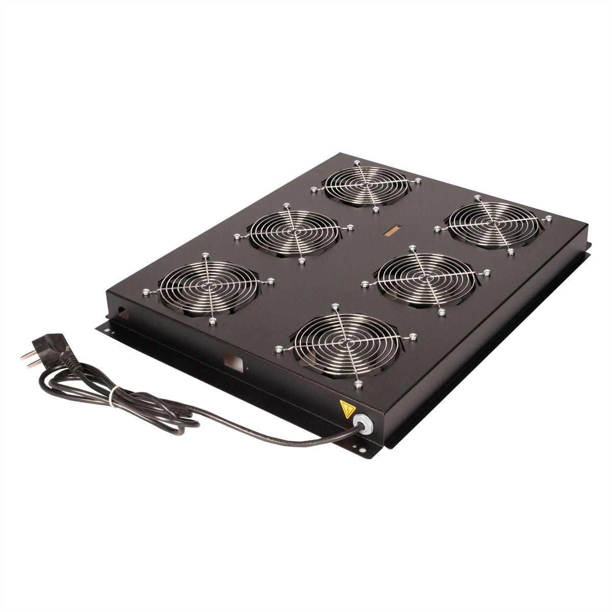 ROLINE 19" roof fan unit with 6 fans, ON/OFF for server rack black ...